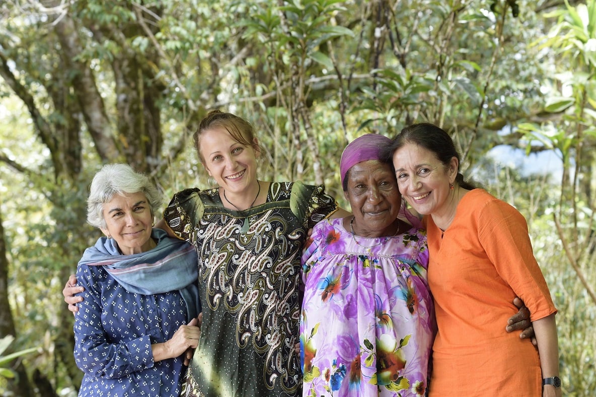 Students learn by living with the Kunguma People