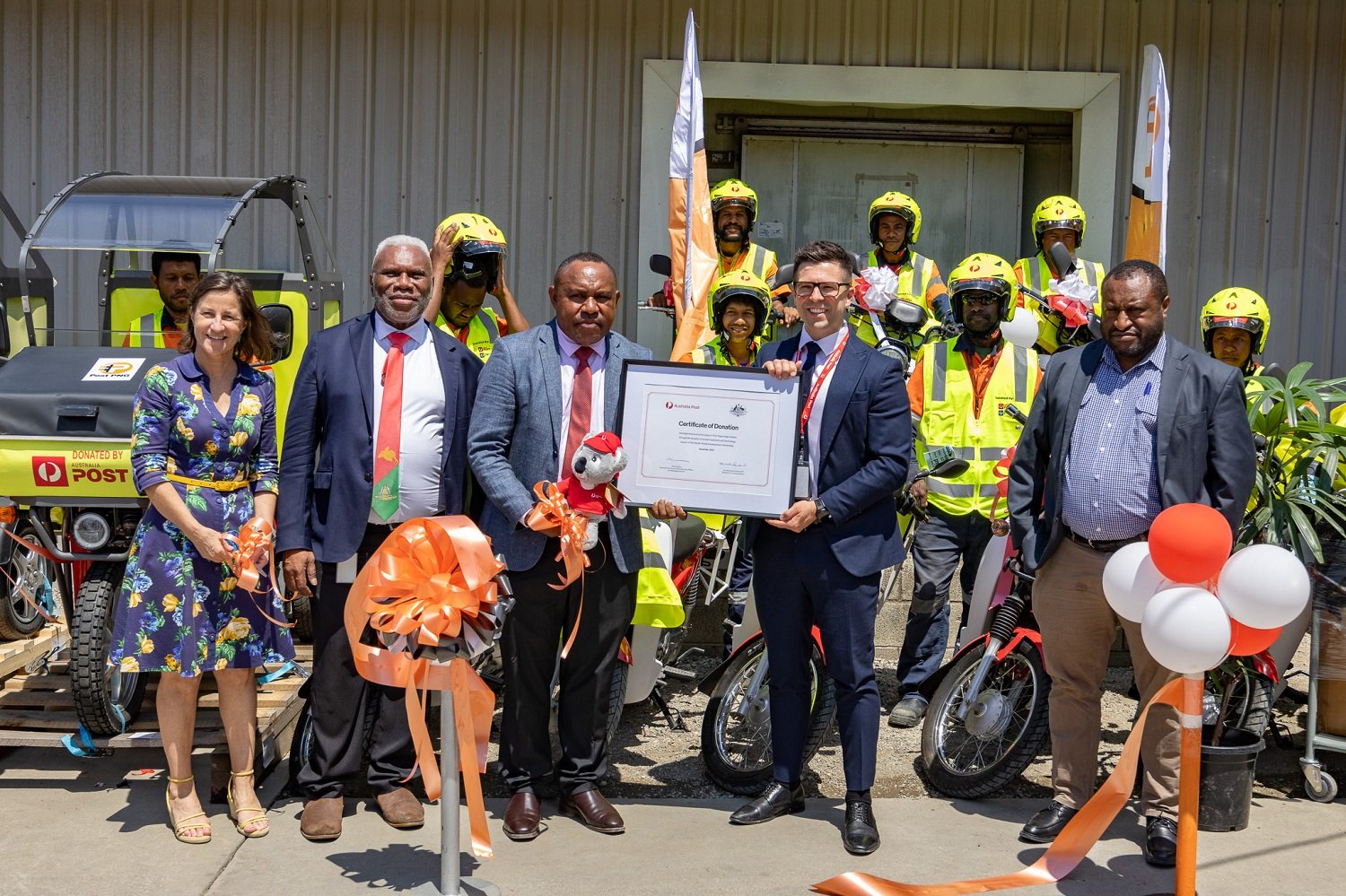 Equipment, technology and training to help Post PNG