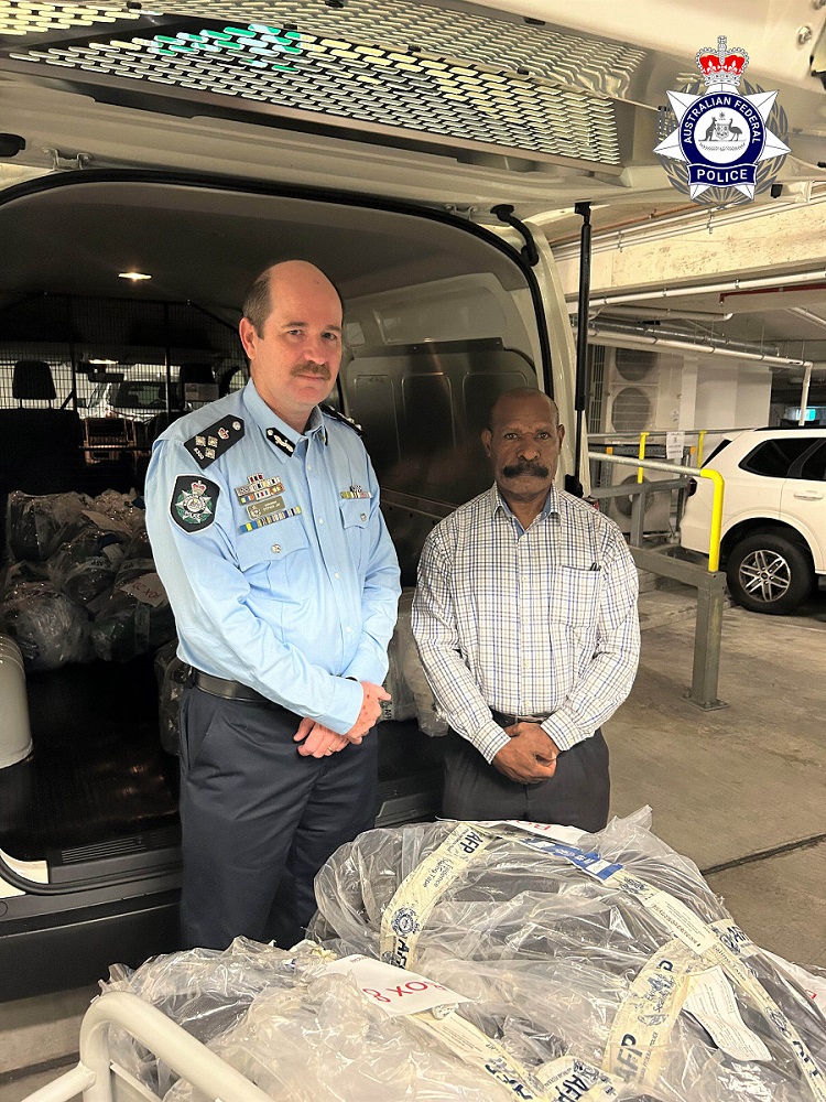 AFP incinerates 500kg of cocaine seized after alleged PNG import attempt