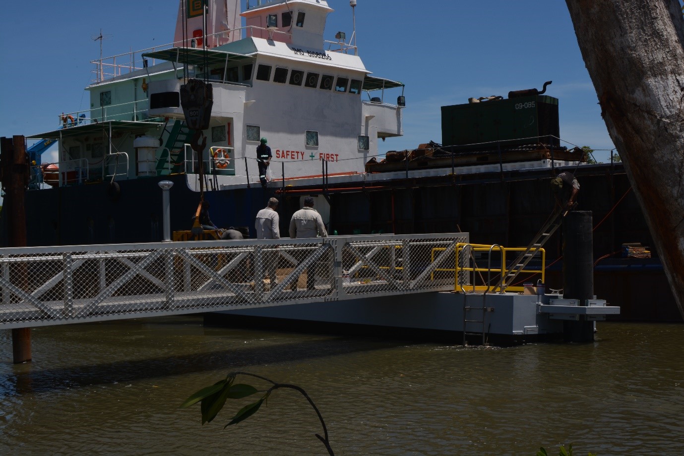 New jetty for Mabudawan community improves access to health care services